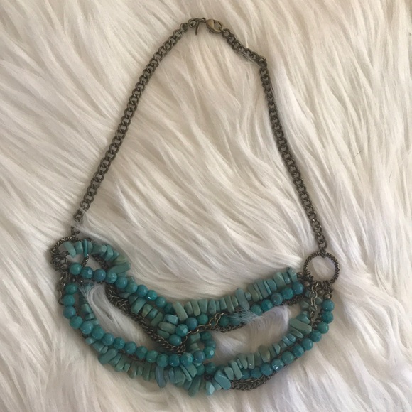 NRT | Jewelry | Bronze And Turquoise Necklace | Poshmark